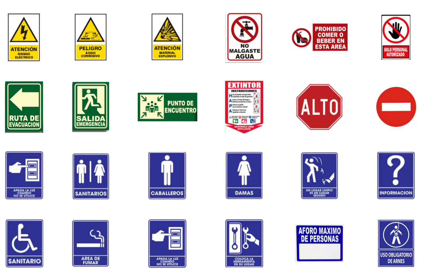 Señalética de seguridad - SEGUMAR SCI SA